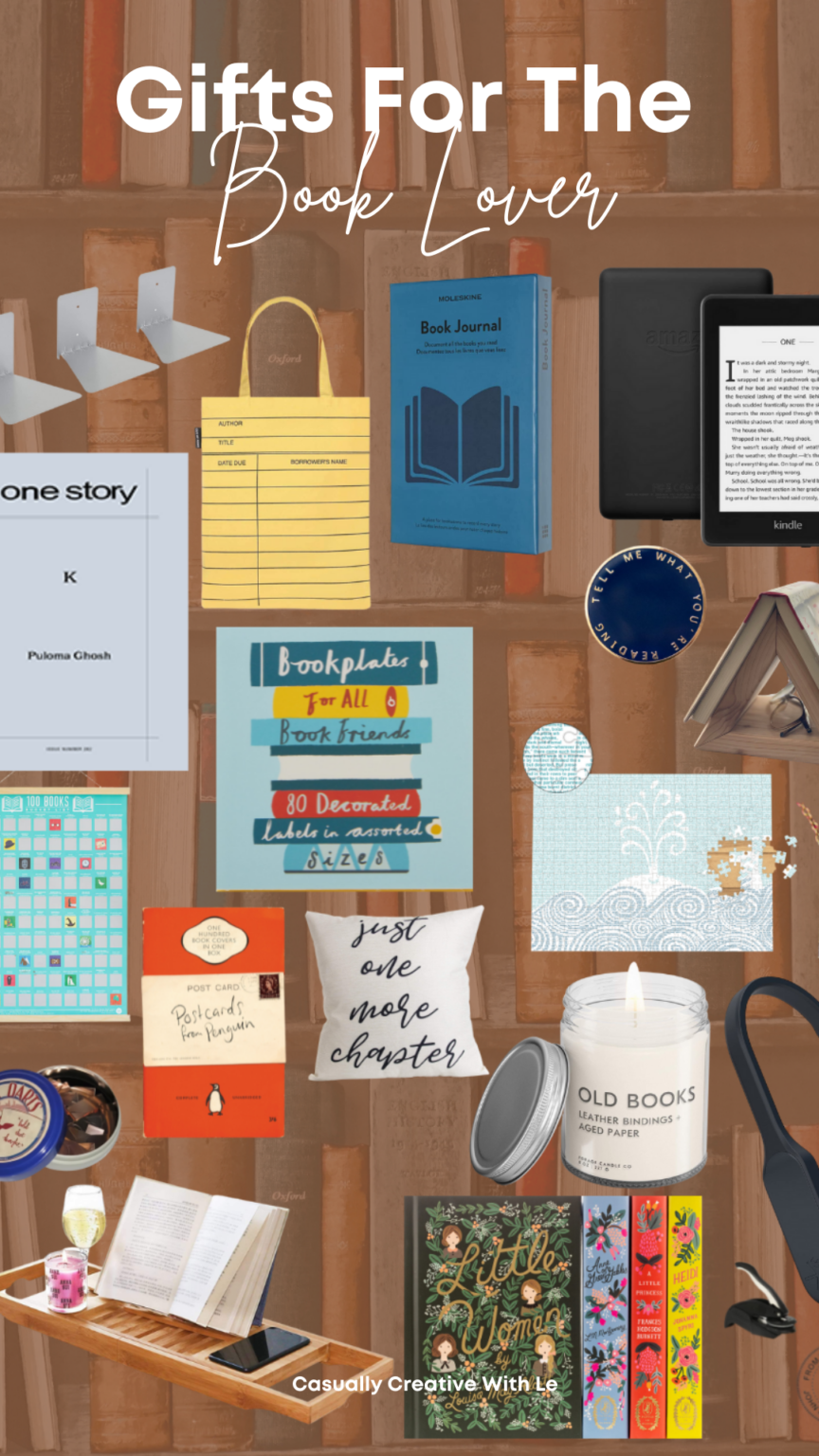 Gifts For The Book Lover - Casually Creative With Le