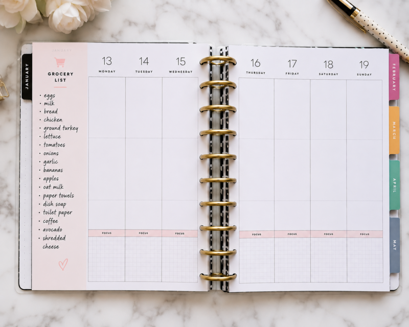 10 Ways To Use The Side Bar / Notes In Your Planner - Casually Creative ...